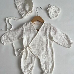 Gender Neutral Baby Muslin Kimono,newborn Coming Home Outfit,newborn ...