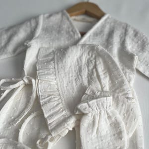 Gender Neutral Baby Muslin Kimono,newborn Coming Home Outfit,newborn ...