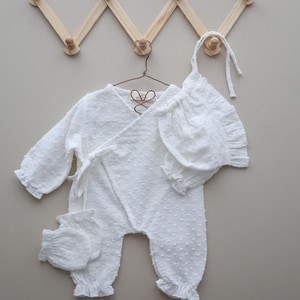 Gender Neutral Baby Muslin Kimono,newborn Coming Home Outfit,newborn ...