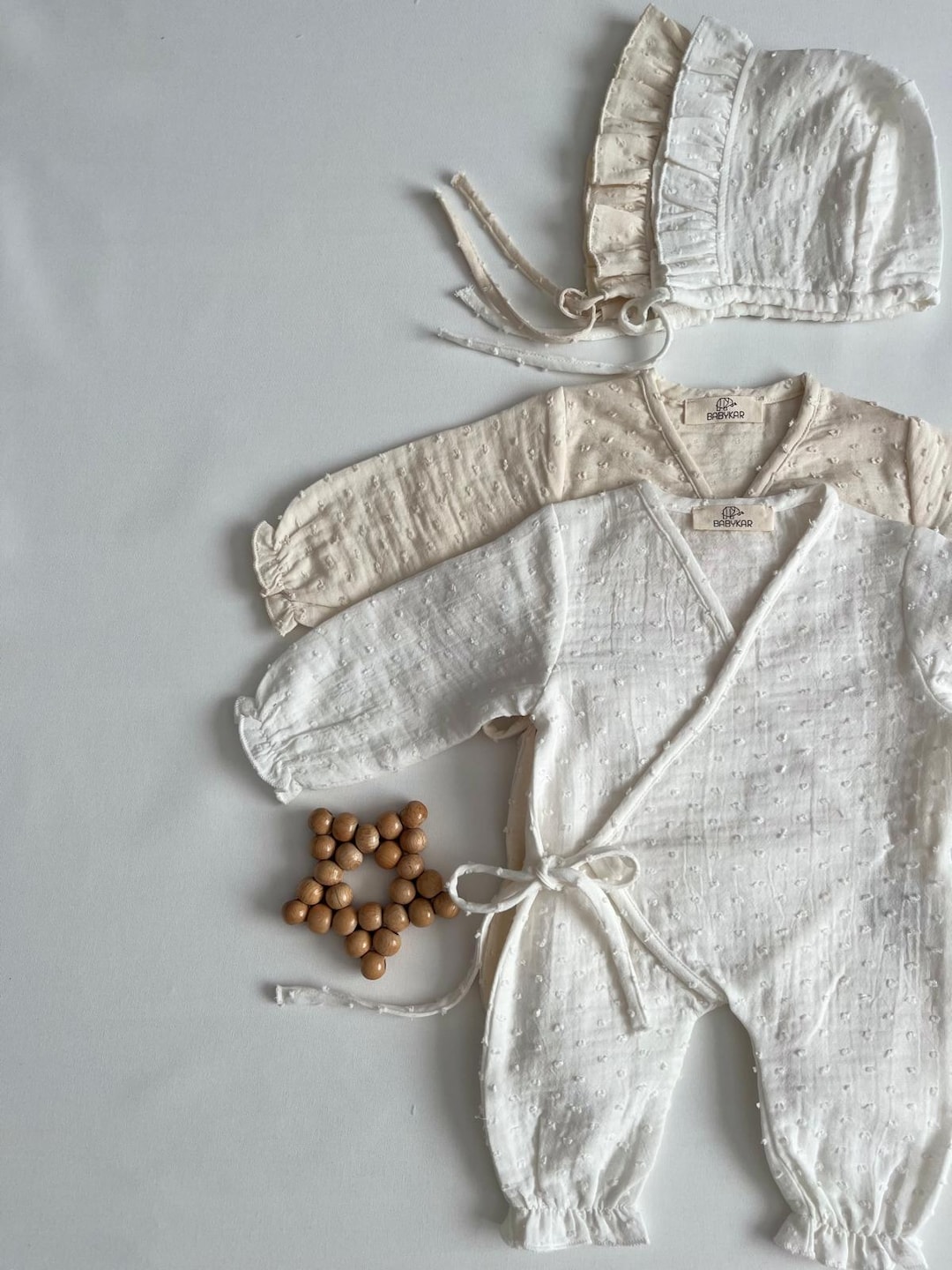Gender Neutral Baby Muslin Kimono,newborn Coming Home Outfit,newborn ...