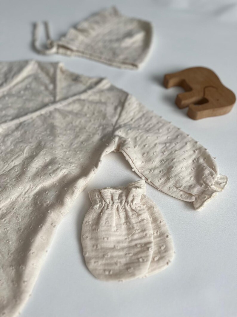 Gender Neutral Baby Muslin Kimono,newborn Coming Home Outfit,newborn ...
