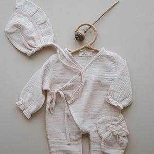 Gender Neutral Baby Muslin Kimono,newborn Coming Home Outfit,newborn ...