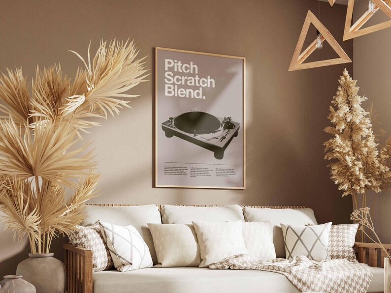 Technics SL-1200 Turntable Poster: Retro DJ Art Print - Etsy