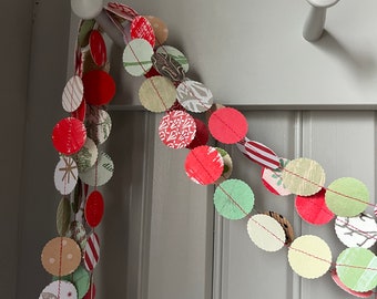 Christmas Paper Garland - Etsy