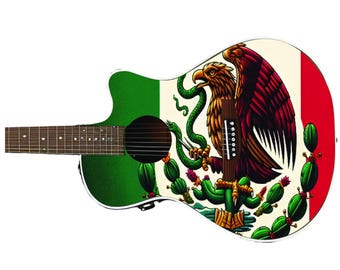 Acoustic Electric Guitar Skin Wrap Vinyl Sticker Decal, Subtle Flame ...