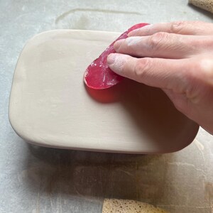 Printable Butter Dish Pottery Template | DIY Slab Built (PDF) - Etsy