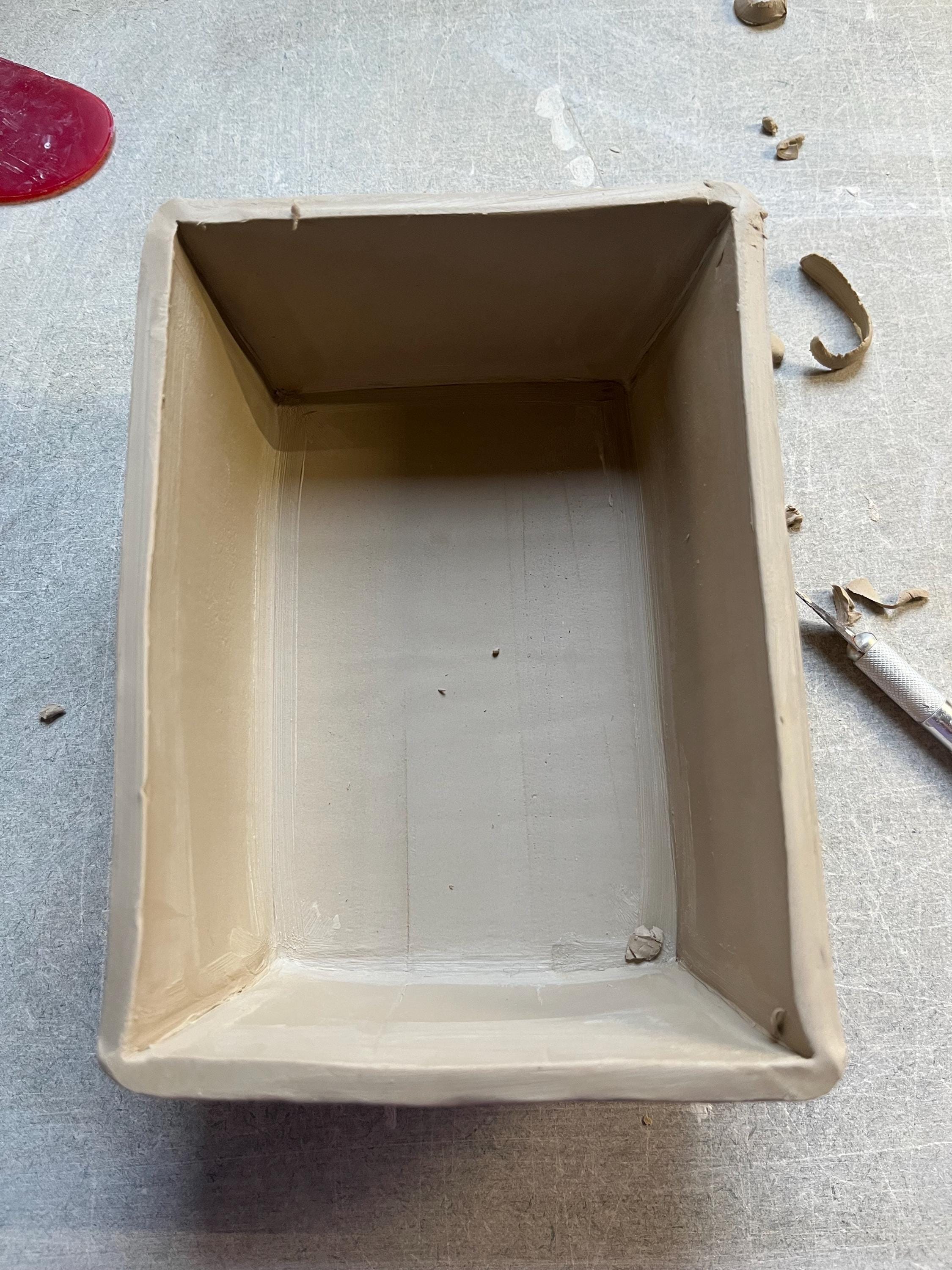 Printable Butter Dish Pottery Template | Ceramic Slab-built Dish (PDF ...