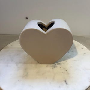 Heart-shaped Vase Pottery Template – Slab-built Ceramic Design for DIY ...