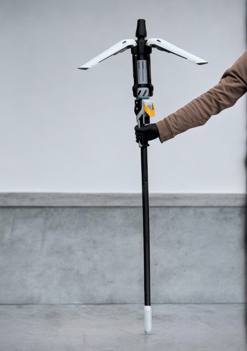 Mercy Caduceus Staff Overwatch Cosplay Item 1:1 Real Life Size Replica ...