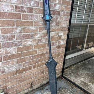 Black Steel Glaive Monster Hunter World 1:1 Cosplay Item - Etsy