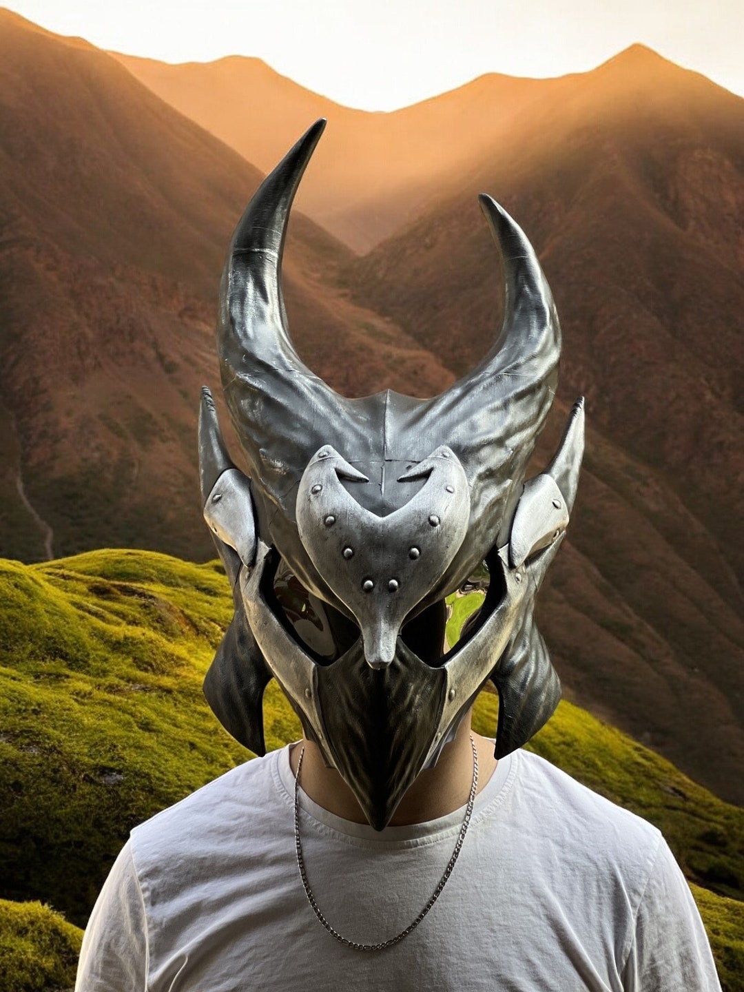 Wearable Daedric Helmet Cosplay Item 1:1 Real Life Size Replica for ...