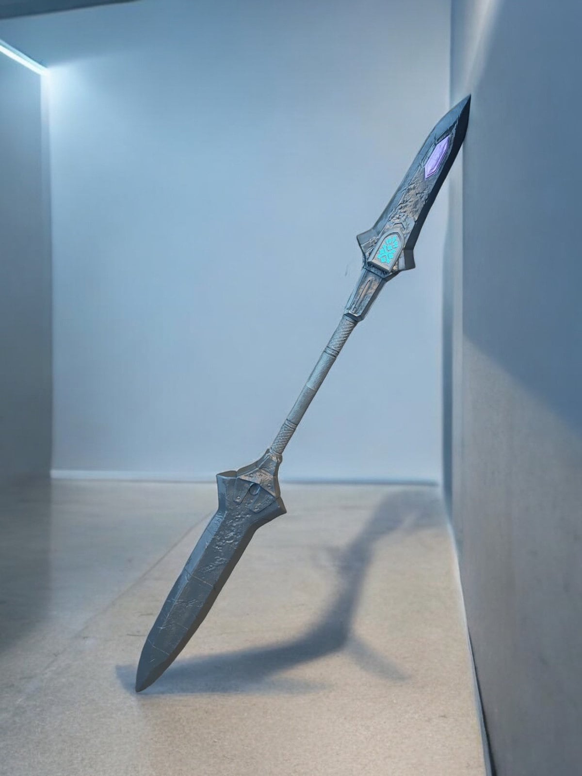 Black Steel Glaive Monster Hunter World Cosplay Item 1:1 Real Life Size ...