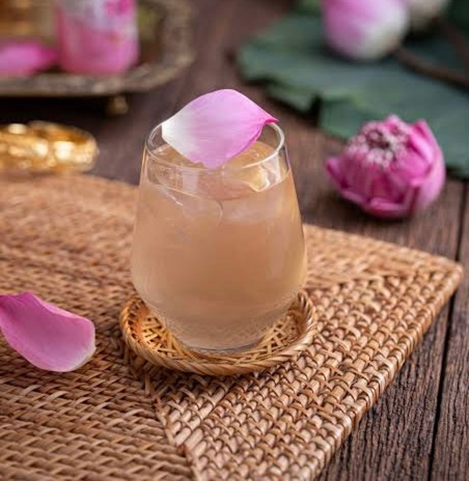 Lotus Tea.thai Lotus Tea.lotus Flower Tea.herbal Lotus Tea.exotic Tea ...