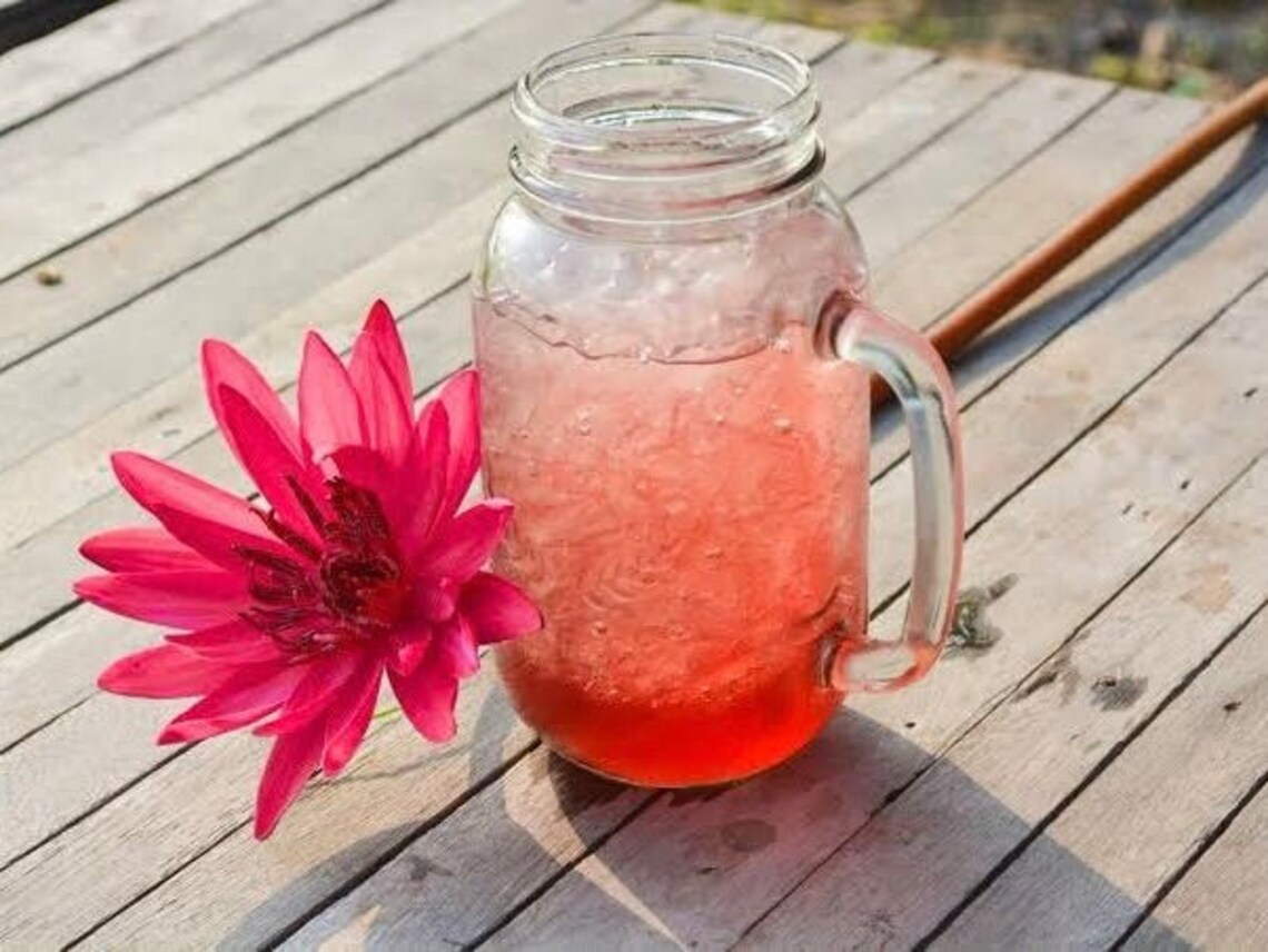 Lotus Tea.thai Lotus Tea.lotus Flower Tea.herbal Lotus Tea.exotic Tea ...