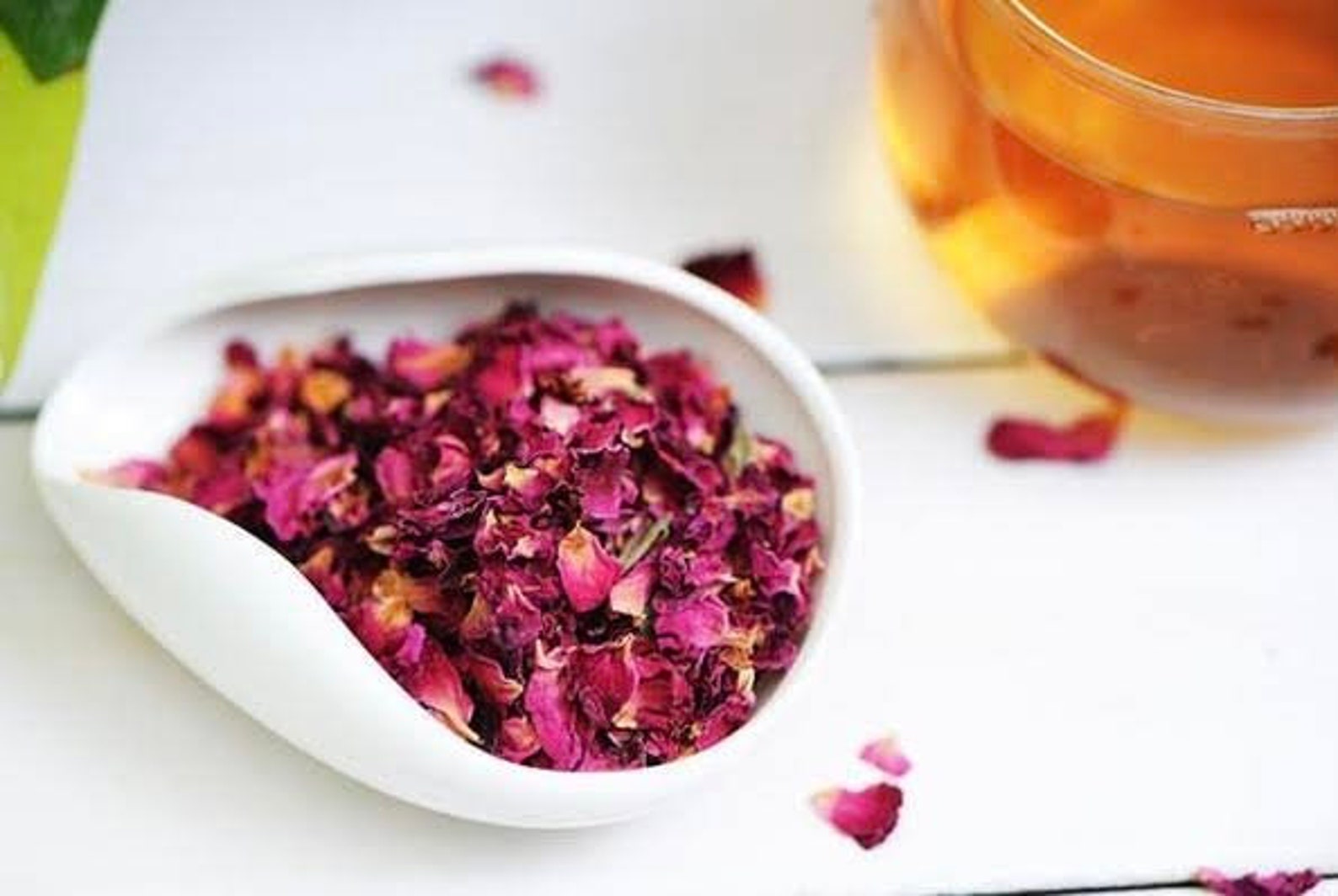 Rose Tea.rose Flower Tea.organic Rose Tea.herbal Tea.floral Tea.thai ...