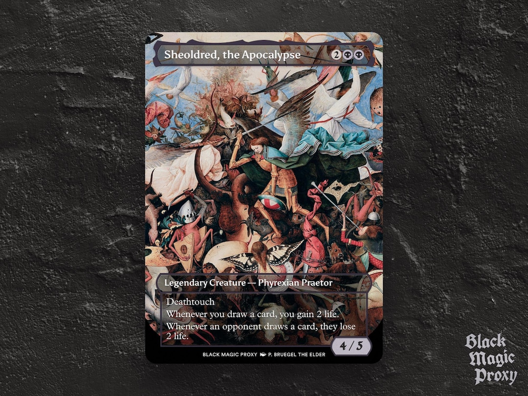 Sheoldred, the Apocalypse MTG Proxy — Custom Art for Magic EDH ...
