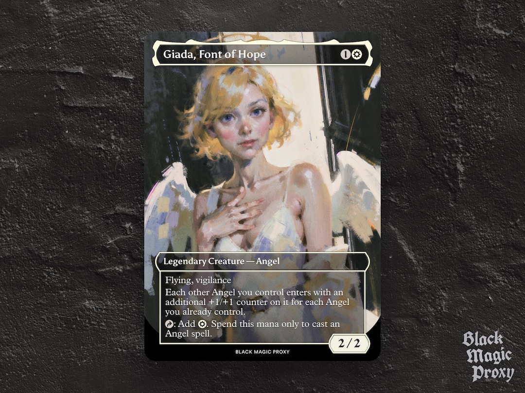 Giada, Font of Hope MTG Proxy — Custom Art for Magic EDH Commander - Etsy