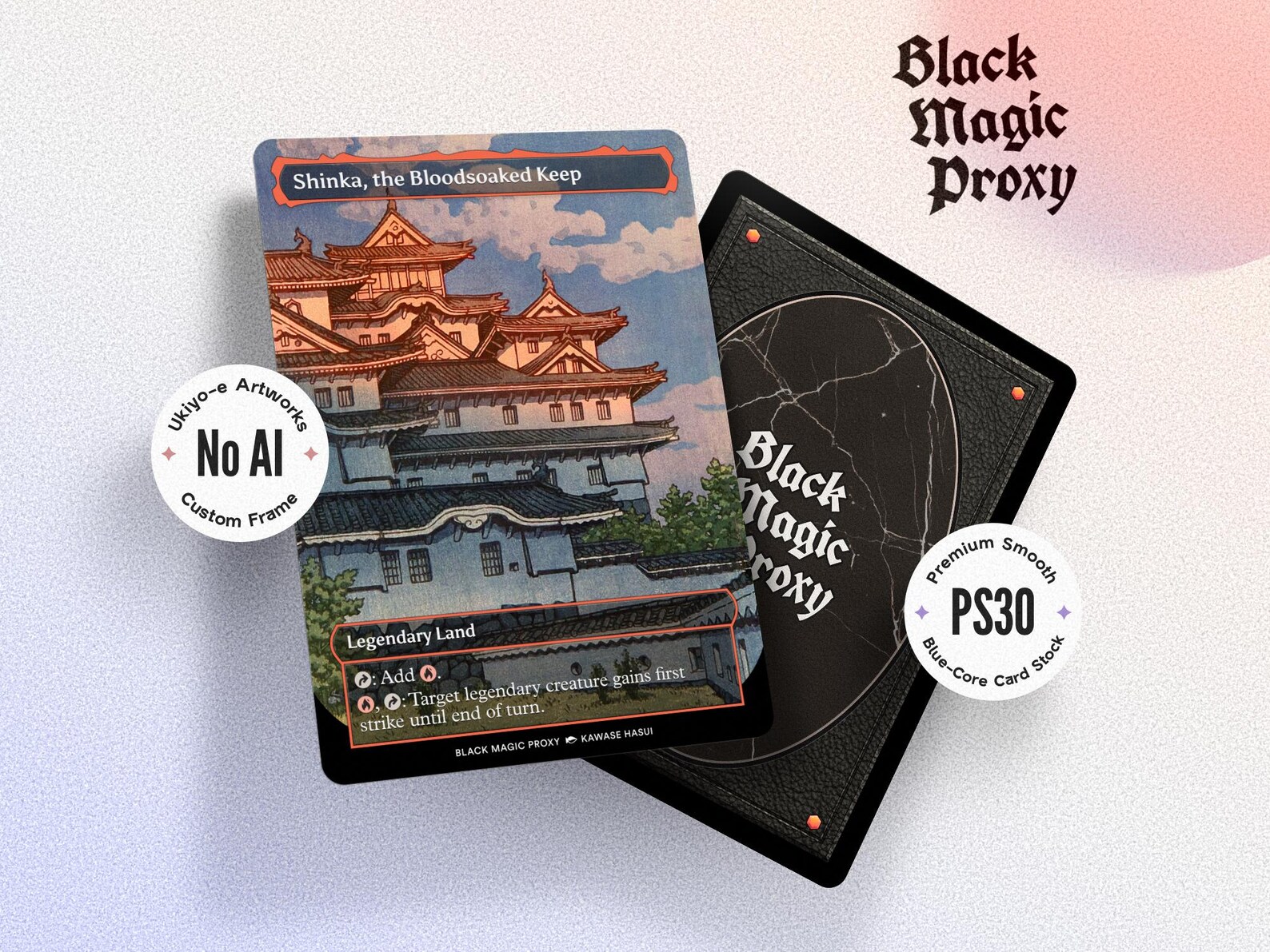 Kamigawa Proxy Lands (channel + Legendary) MTG — 36× Ukiyo-e Playtest ...