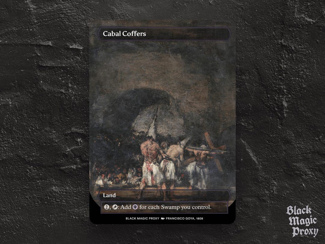 Cabal Coffers MTG Proxy — Custom Art for Magic the Gathering EDH ...