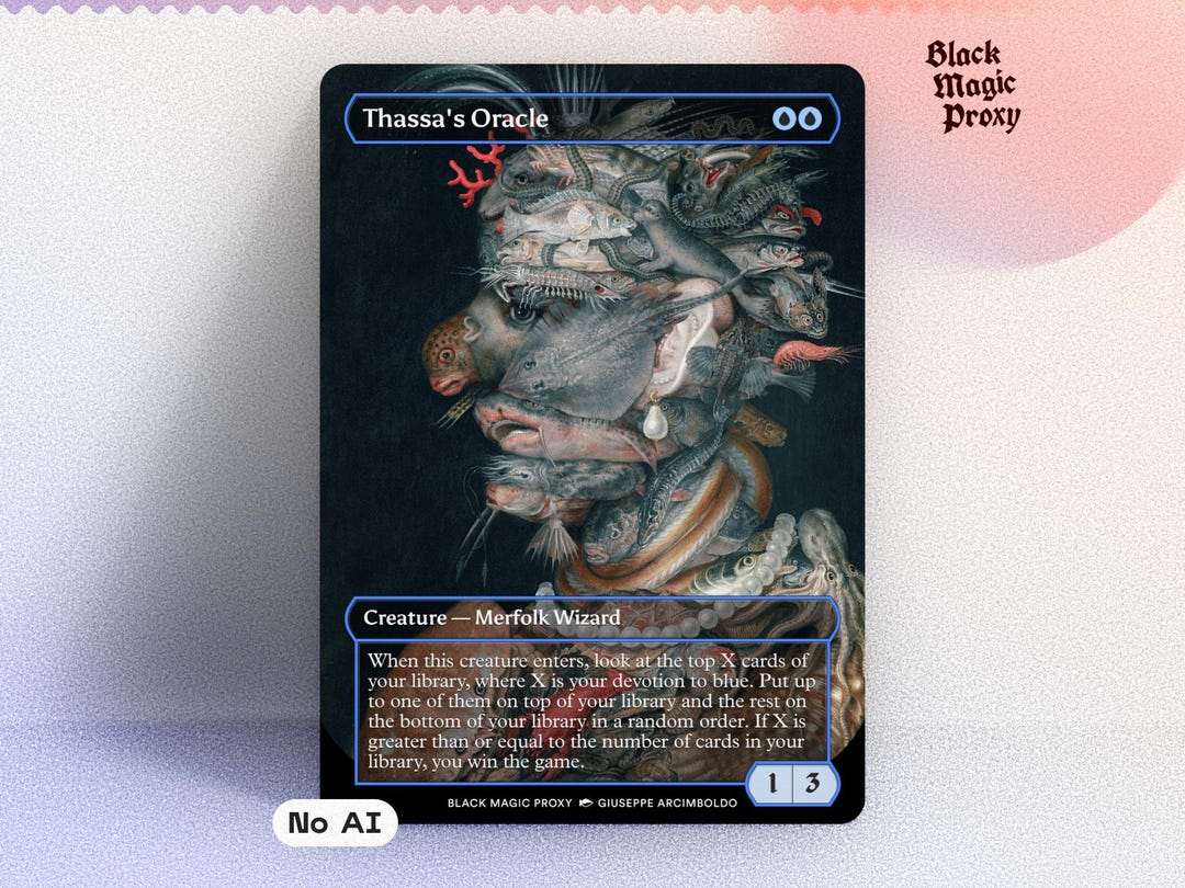 Thassa's Oracle Proxy MTG — Classical Art Playtest Card - Etsy
