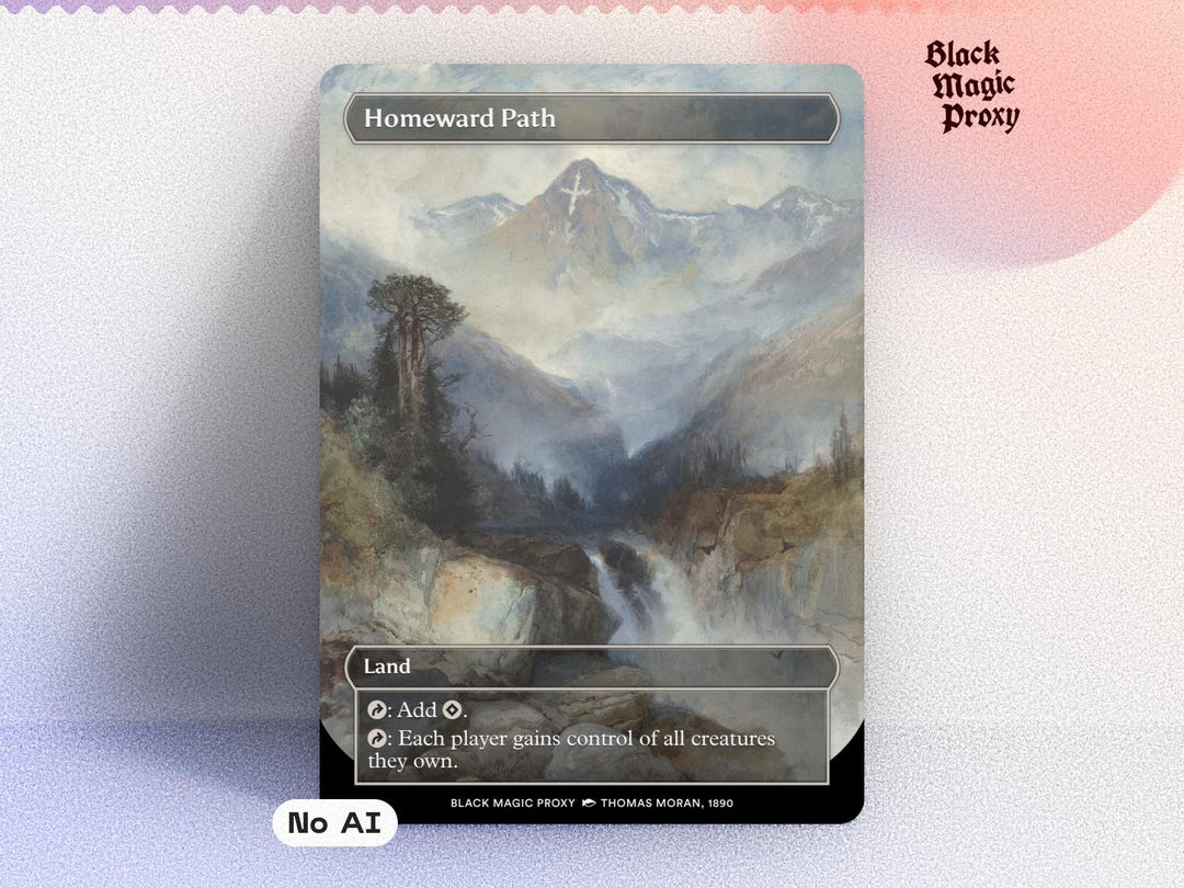 Homeward Path Proxy for MTG Commander — Classical Art Playtest Card - Etsy
