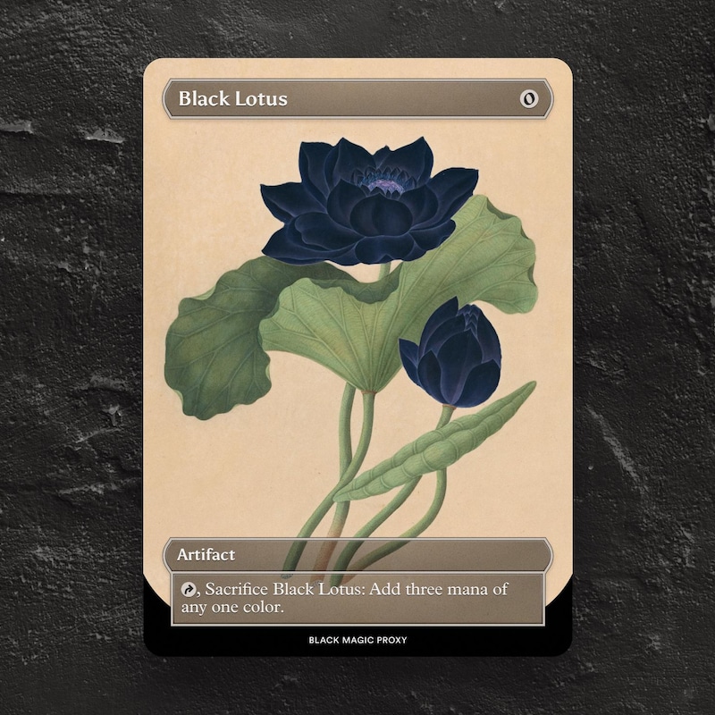 Black Lotus - Etsy