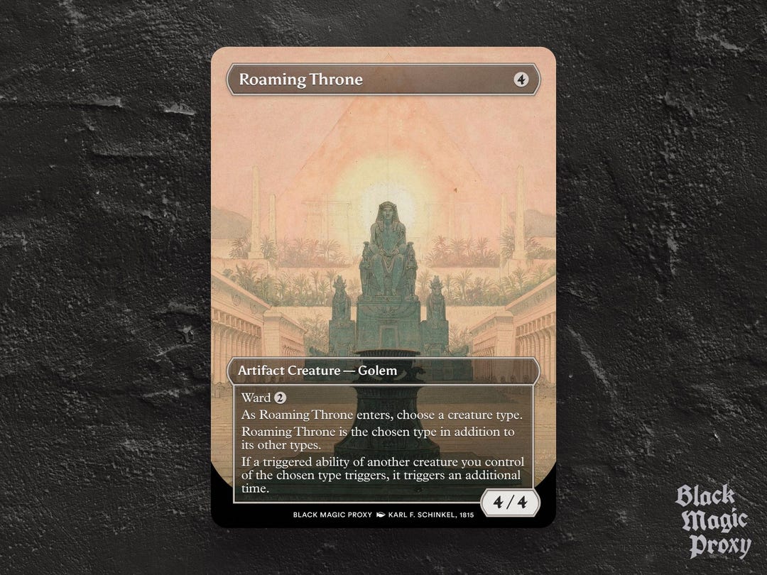 Roaming Throne MTG Proxy Custom Art for Magic the Gathering EDH ...