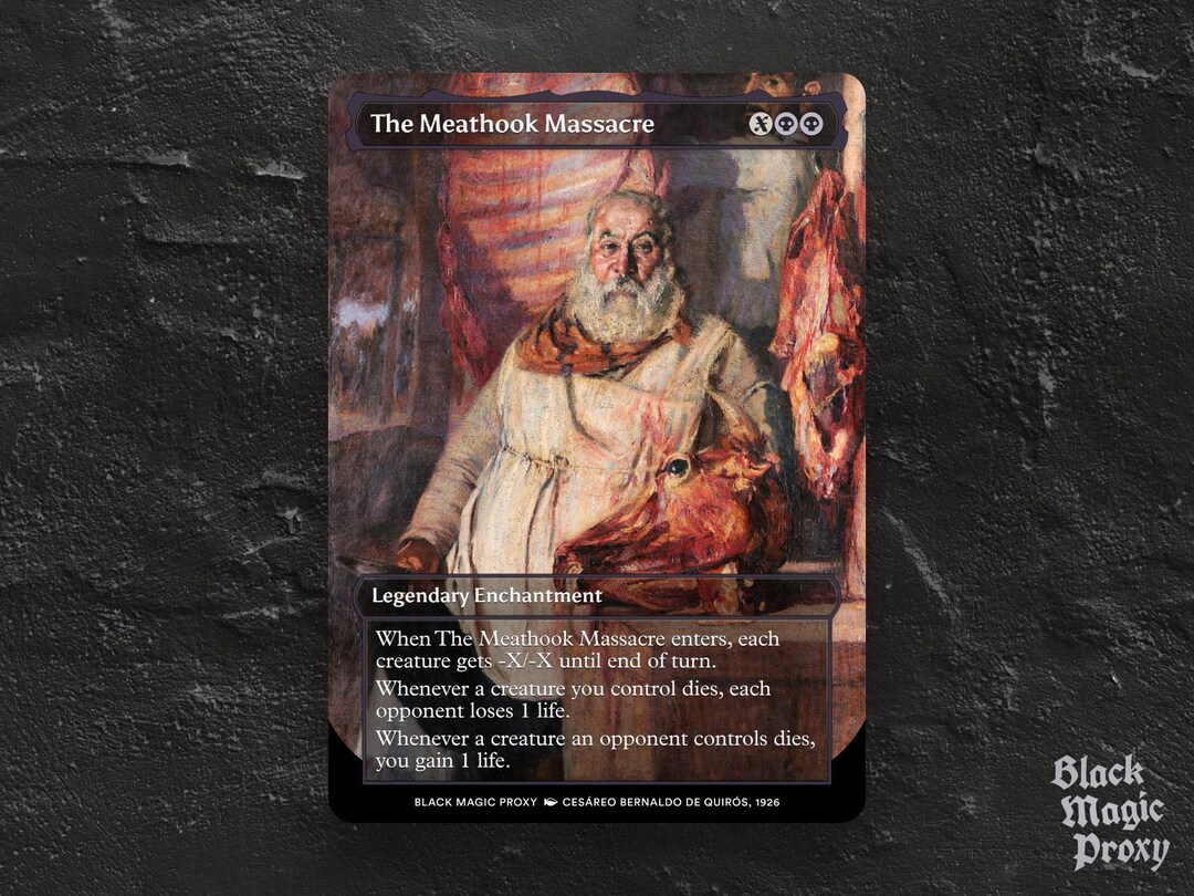 The Meathook Massacre MTG Proxy — Custom Art for Magic the Gathering ...
