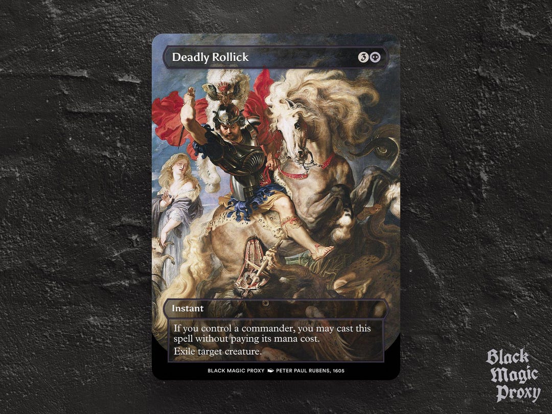 Deadly Rollick MTG Proxy Custom Art for Magic the Gathering EDH ...
