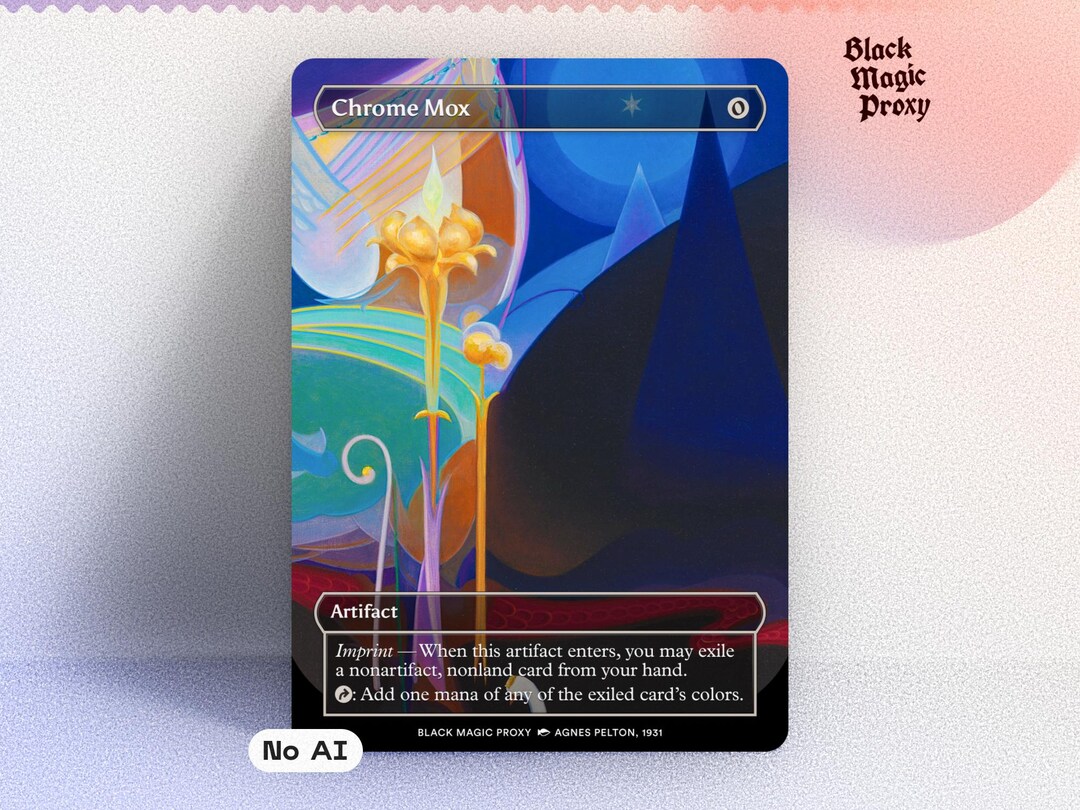 Chrome Mox Proxy for MTG Commander — Classical Art Playtest Proxy Card ...