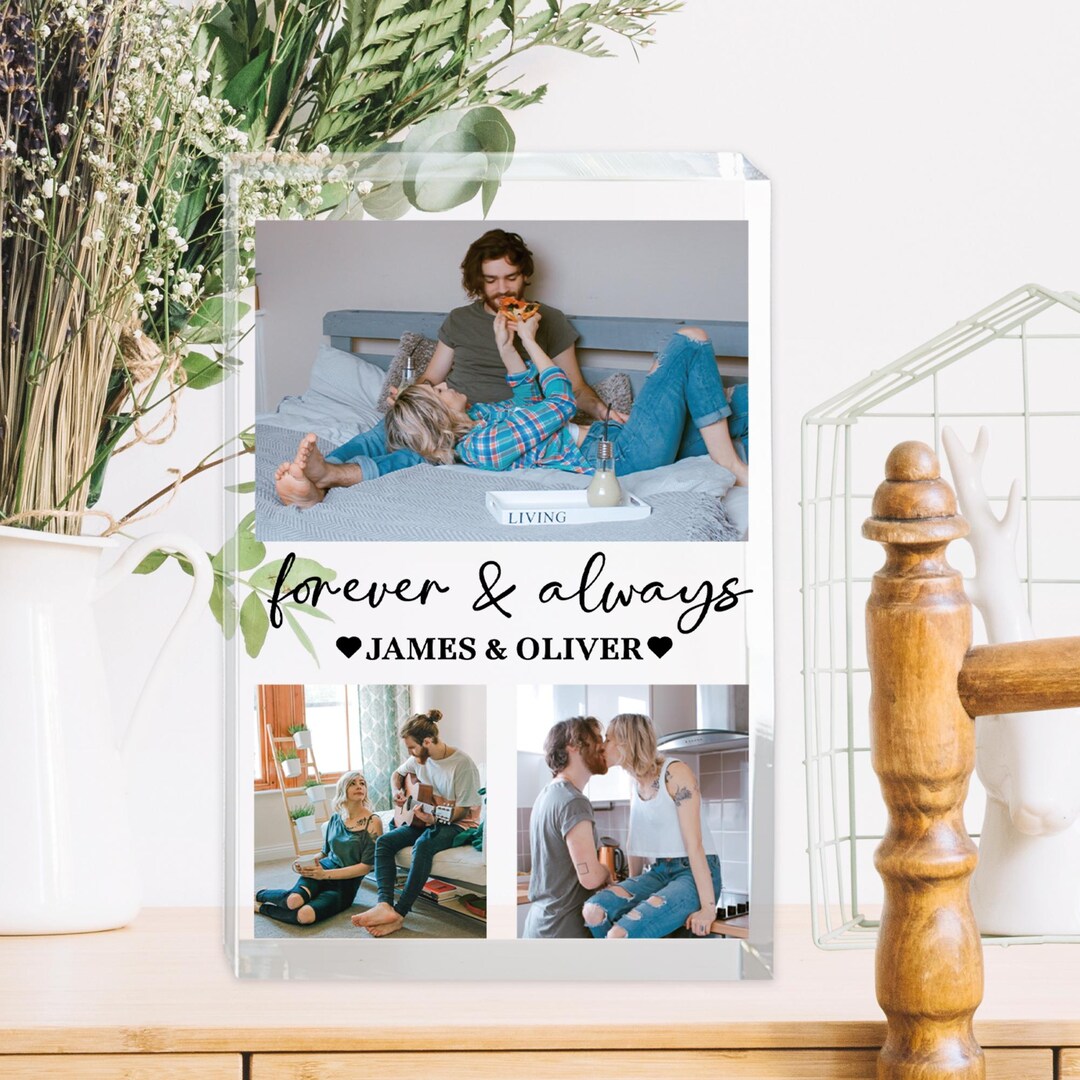 Personalized Photo Block, Custom Photo Gift, Acrylic Picture Frame ...