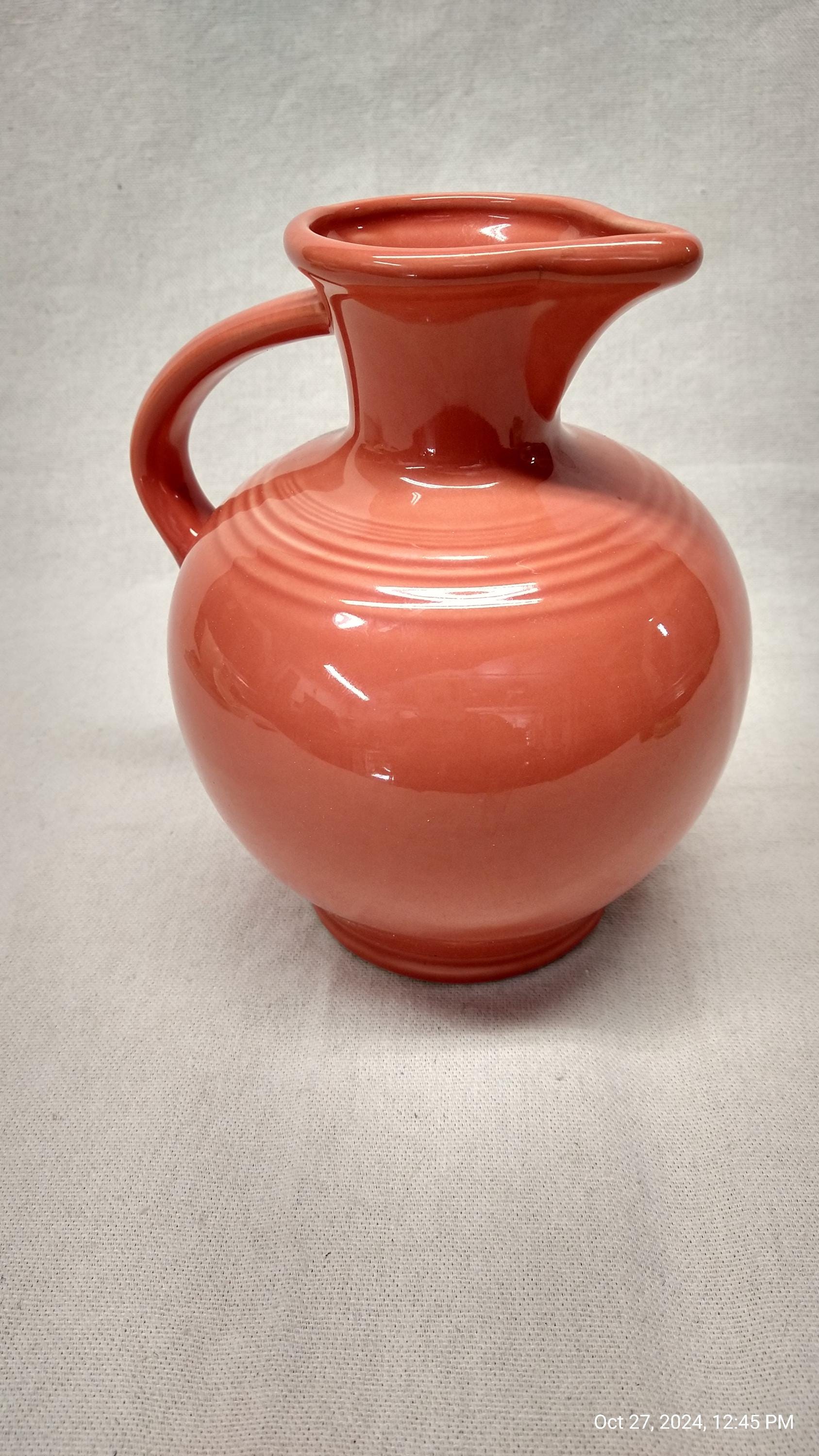 Antique Fiestaware Carafe Red Discontinued 1944 - Etsy