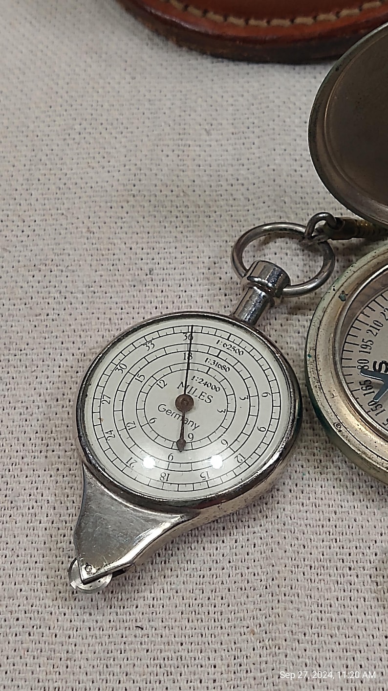 American Map Co. Map Measuring Wheel-topo & WWII U.S. Army Air Forces ...