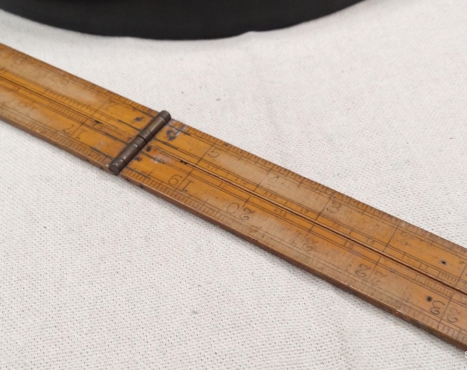 Antique Stanley No 58 1/2 Folding Ruler, Vintage Tool for Collectors ...