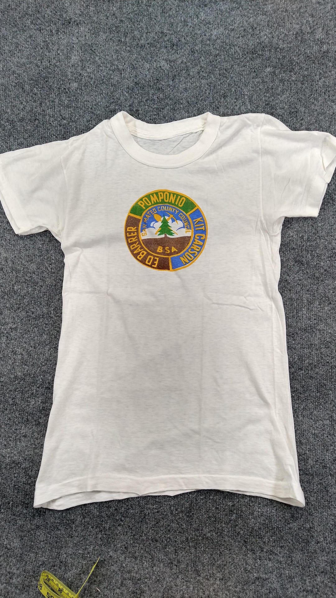 1950s Vintage Boy Scout T Shirt Camp Pomponio, California Classic ...