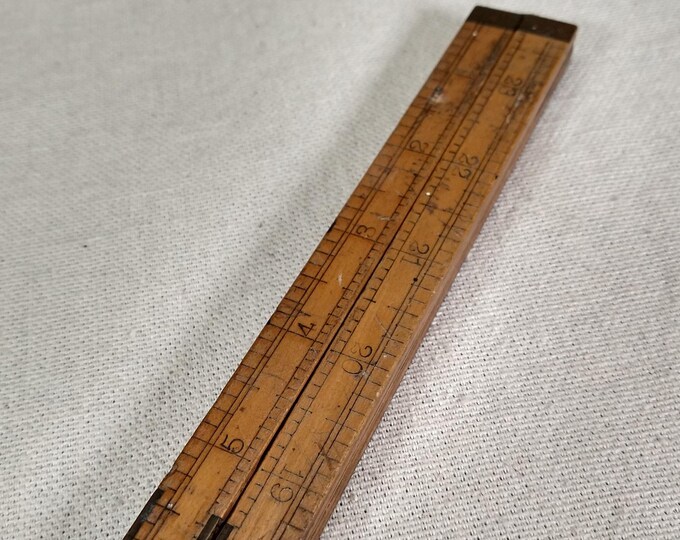 Antique Stanley No 58 1/2 Folding Ruler, Vintage Tool for Collectors ...