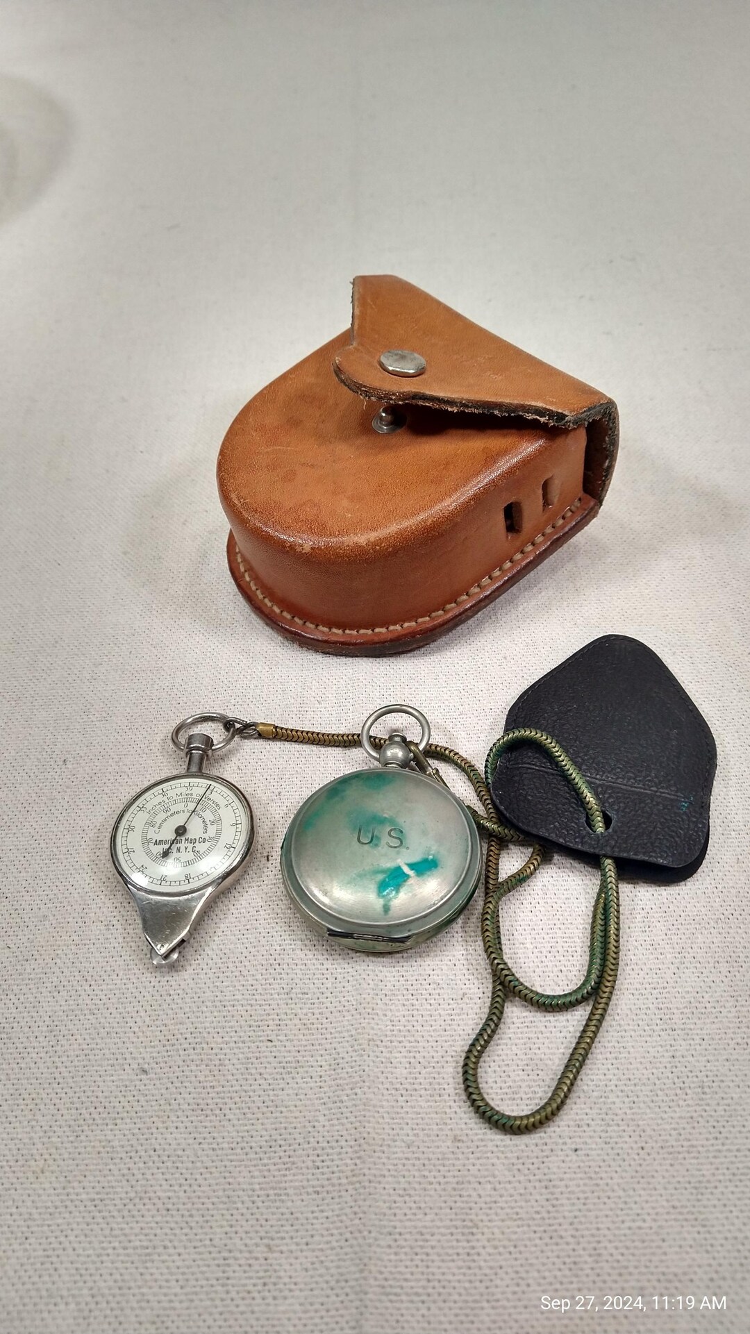 American Map Co. Map Measuring Wheel-topo & WWII U.S. Army Air Forces ...