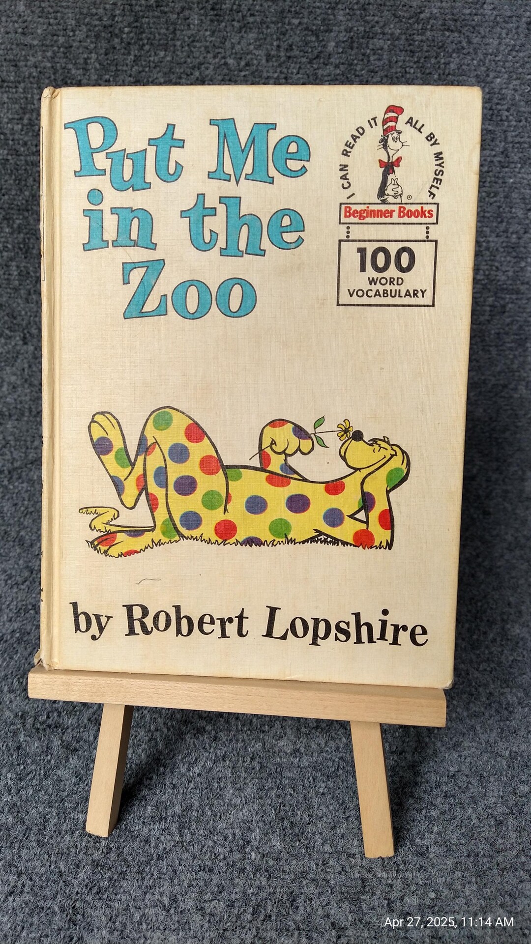 Put Me in the Zoo Dr Seuss 1960 Readers Club Version - Etsy