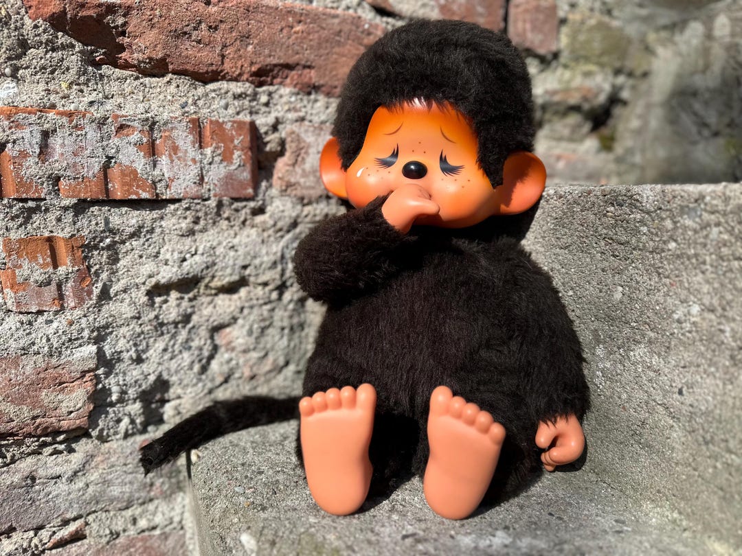 Sekiguchi Monchhichi Girl BIG - Original 1974 - Etsy