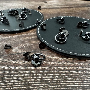 Pull Loop With Stud, 20set Metal Chain Screw Connector Back, Round ...