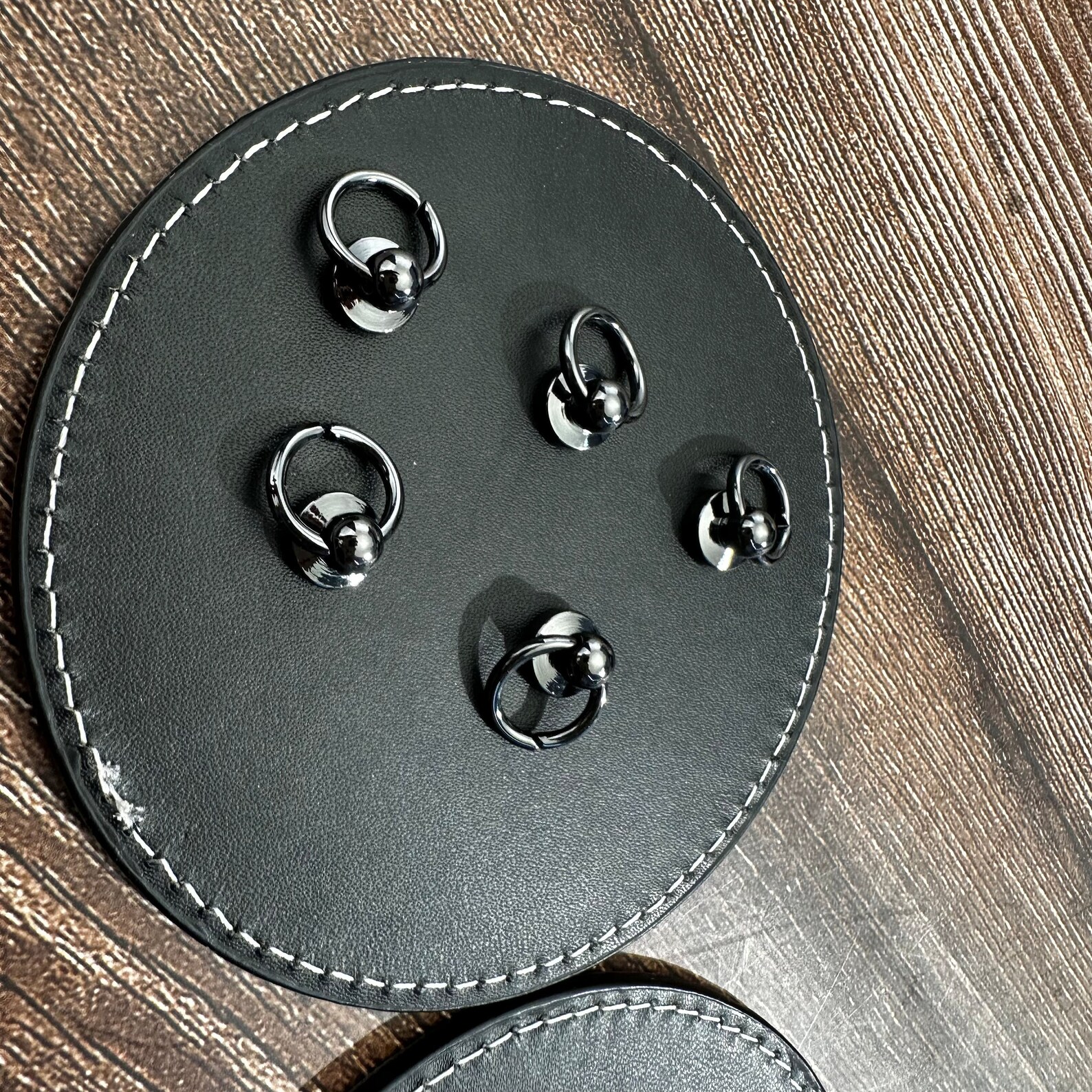 Pull Loop With Stud, 20set Metal Chain Screw Connector Back, Round ...