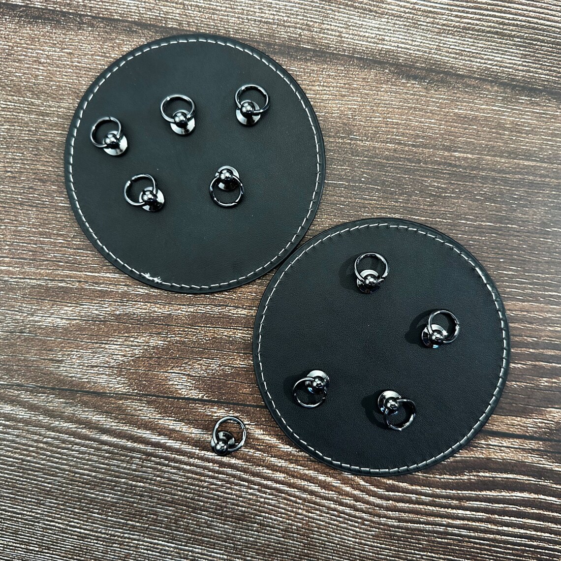 Pull Loop With Stud, 20set Metal Chain Screw Connector Back, Round ...