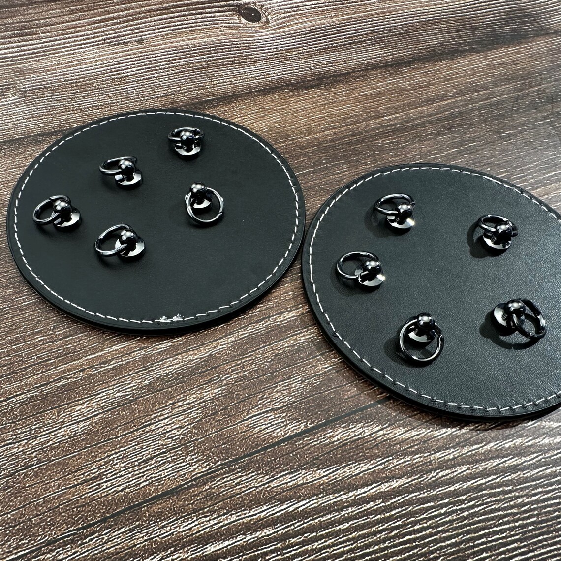 Pull Loop With Stud, 20set Metal Chain Screw Connector Back, Round ...