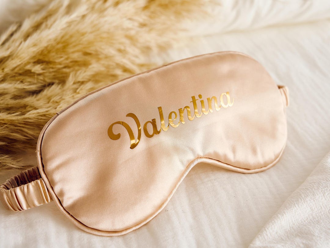 Personalized Eye Mask, Personalized Wedding Favor, Bridesmaid Gift ...