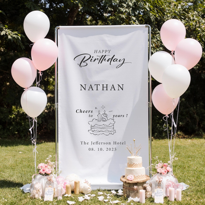 Personalised Birthday Banner|birthday Flag|custom Birthday Banner ...