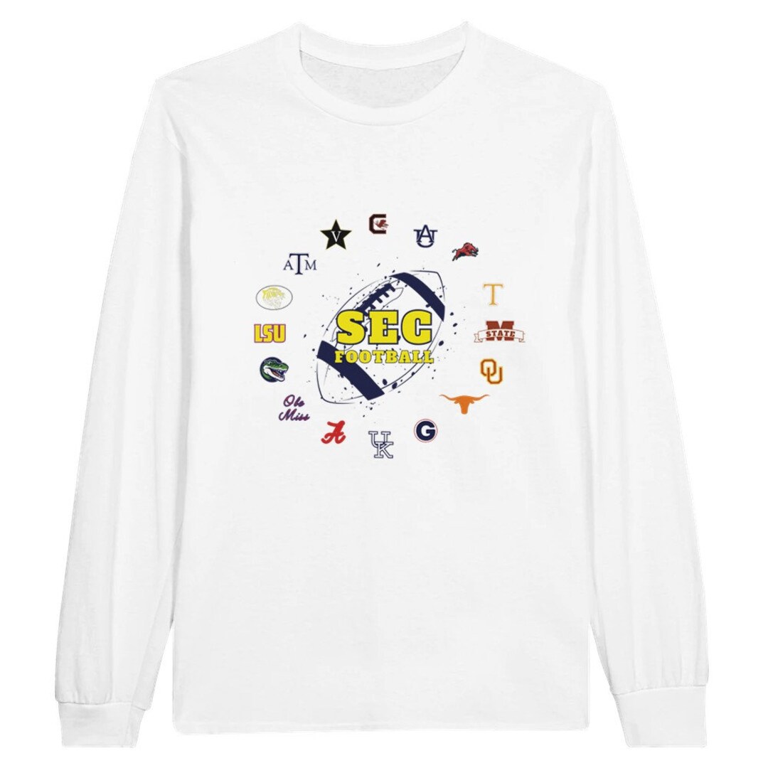 Classic Unisex Longsleeve T-shirt SEC Football - Etsy