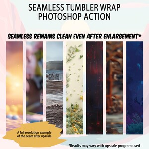 Photoshop Actions for Creating 40 Oz Seamless Wraps With TWO Images for ...