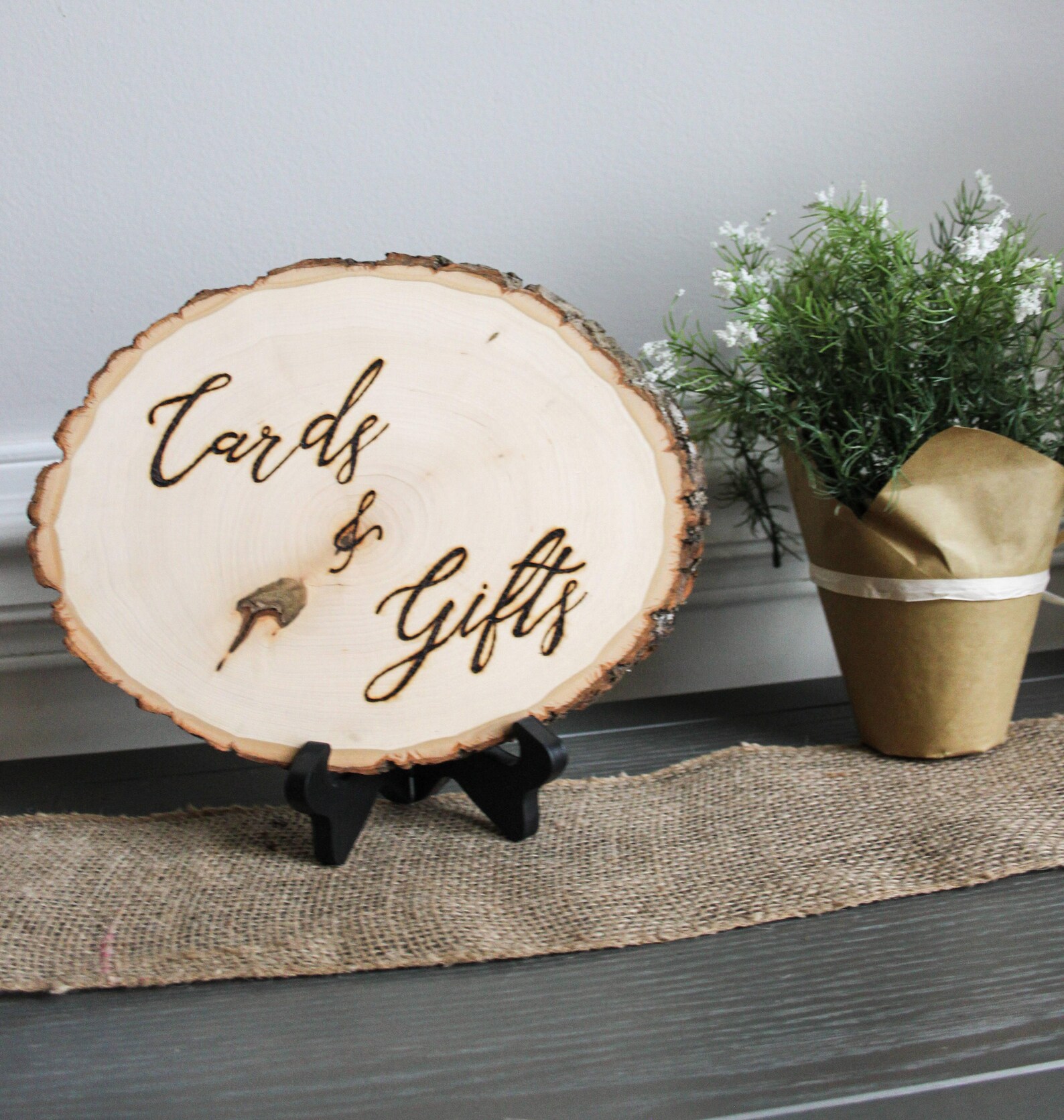 Wedding Card Table Sign Wedding Gift Sign Rustic Wedding - Etsy