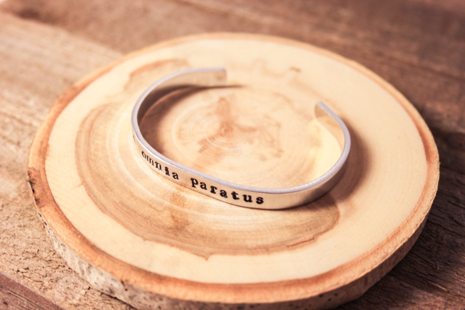 Stamped Bracelet Adjustable cuff Stocking Stuffer Christmas | Etsy