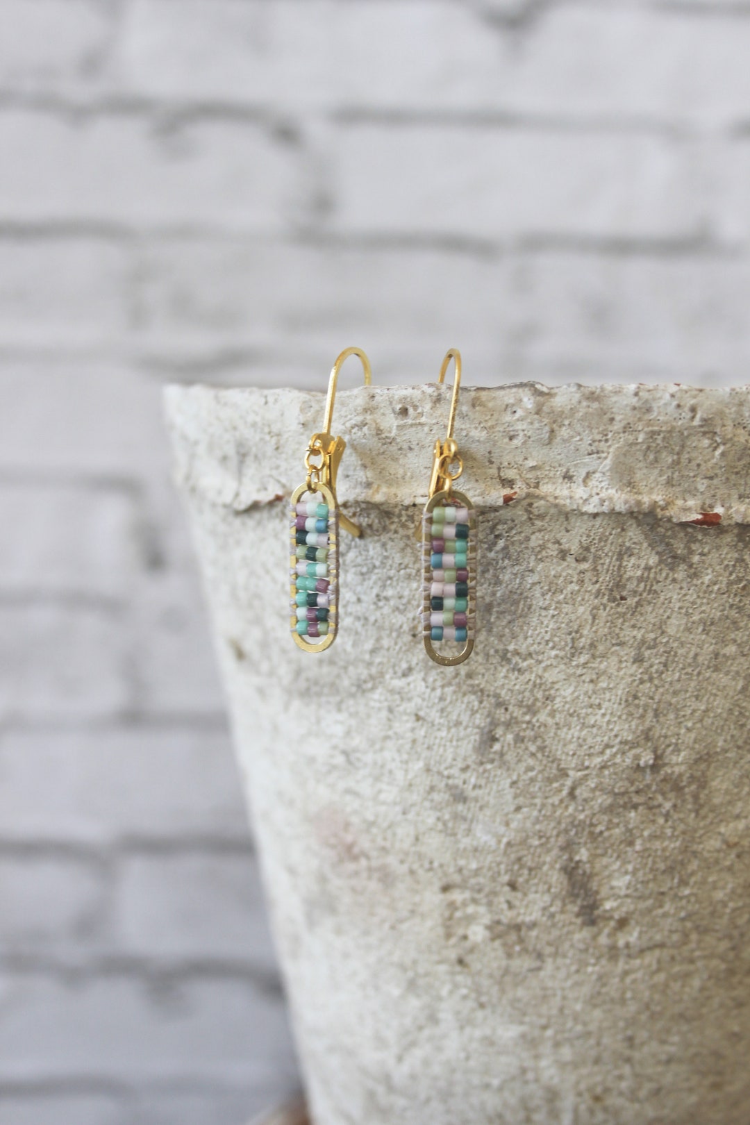 Earrings, Dangle Earrings, Brass Earrings, Trendy Jewelry, Boho Jewelry ...